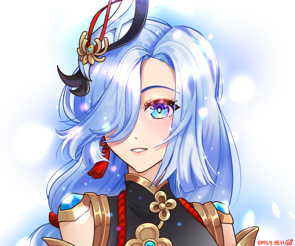 Have you ever seen Shenhe smile? Genshin Impact | HoYoLAB