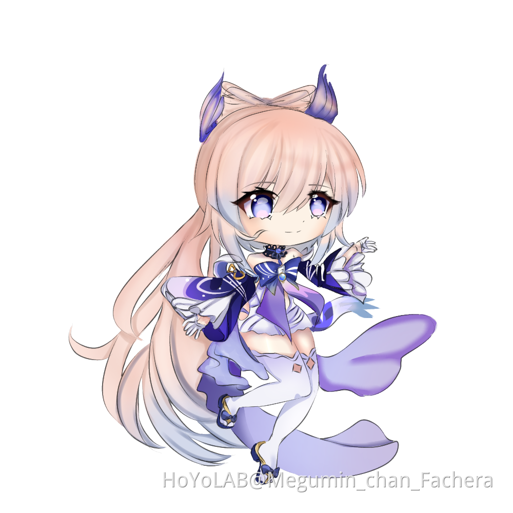 kokomi version Chibi (☞ ᐛ )☞ | Genshin Impact | HoYoLAB