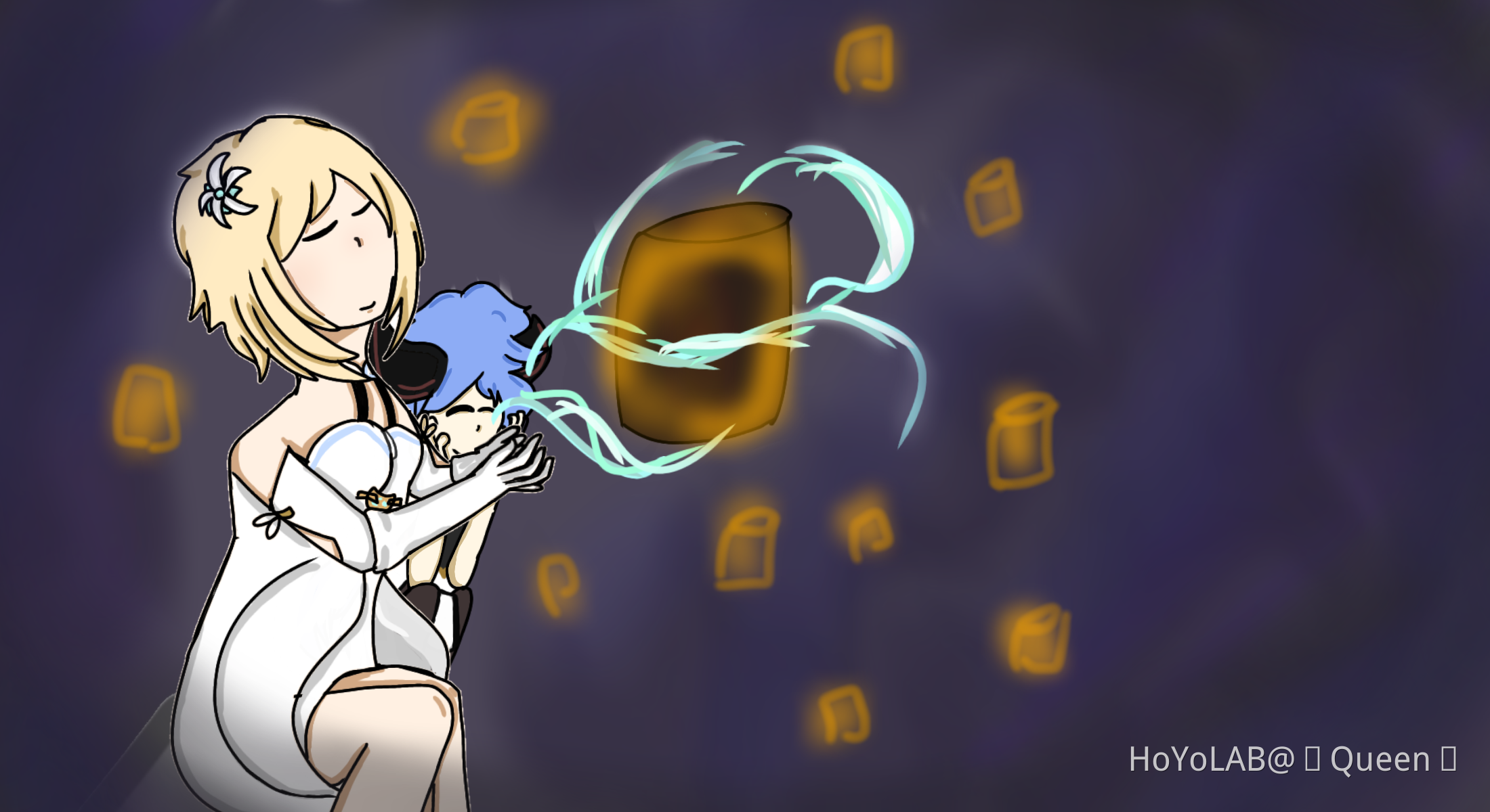 Lumine & Ganyu Genshin Impact | HoYoLAB