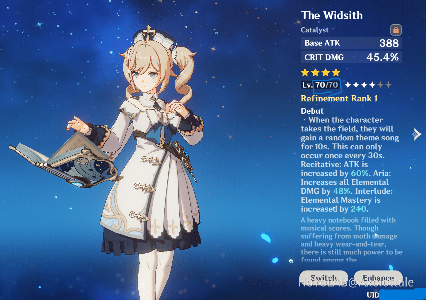 Barbara DPS Build guide, demo and Reveiw Genshin Impact | HoYoLAB