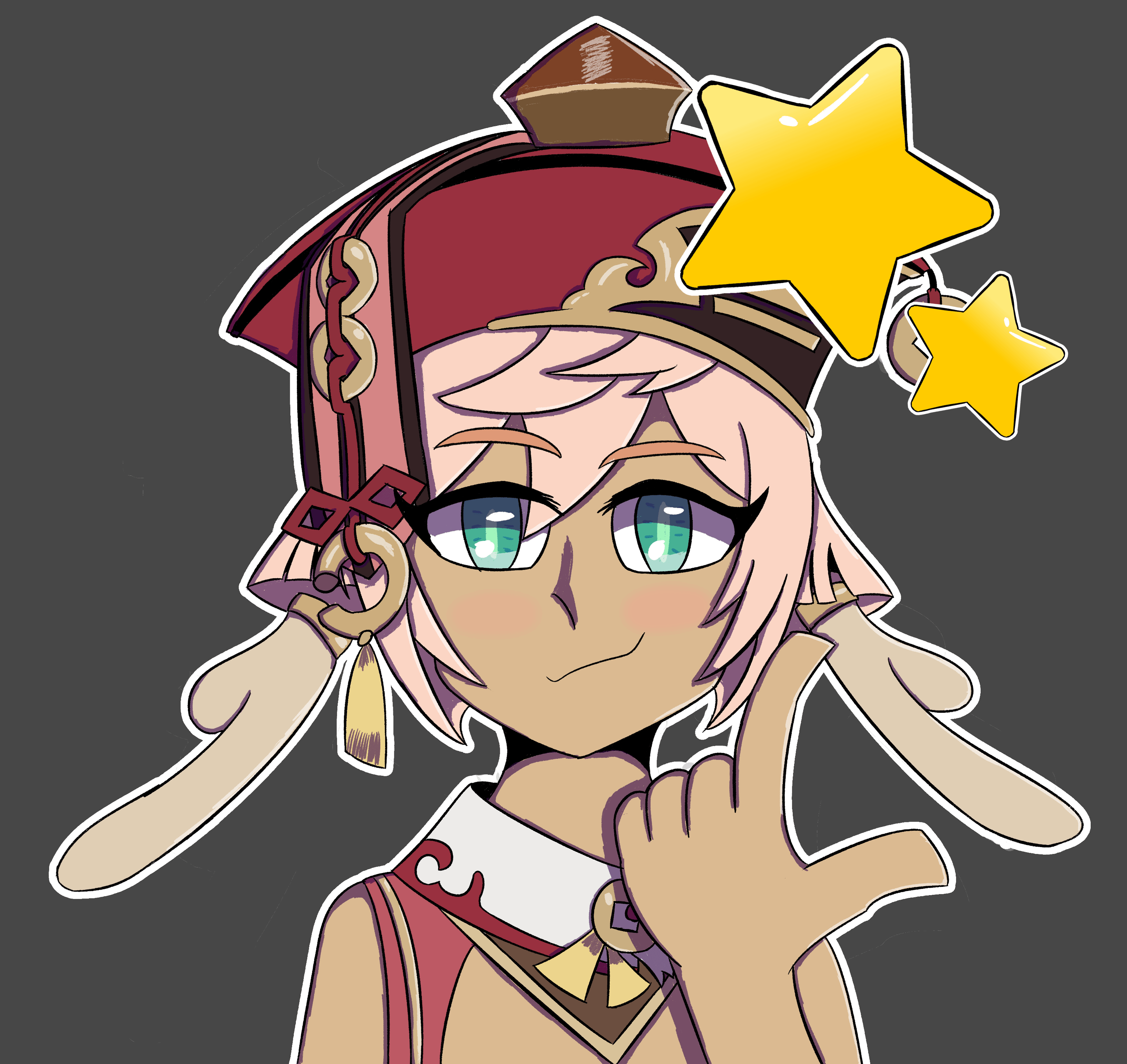 Yanfei wink Genshin Impact | HoYoLAB