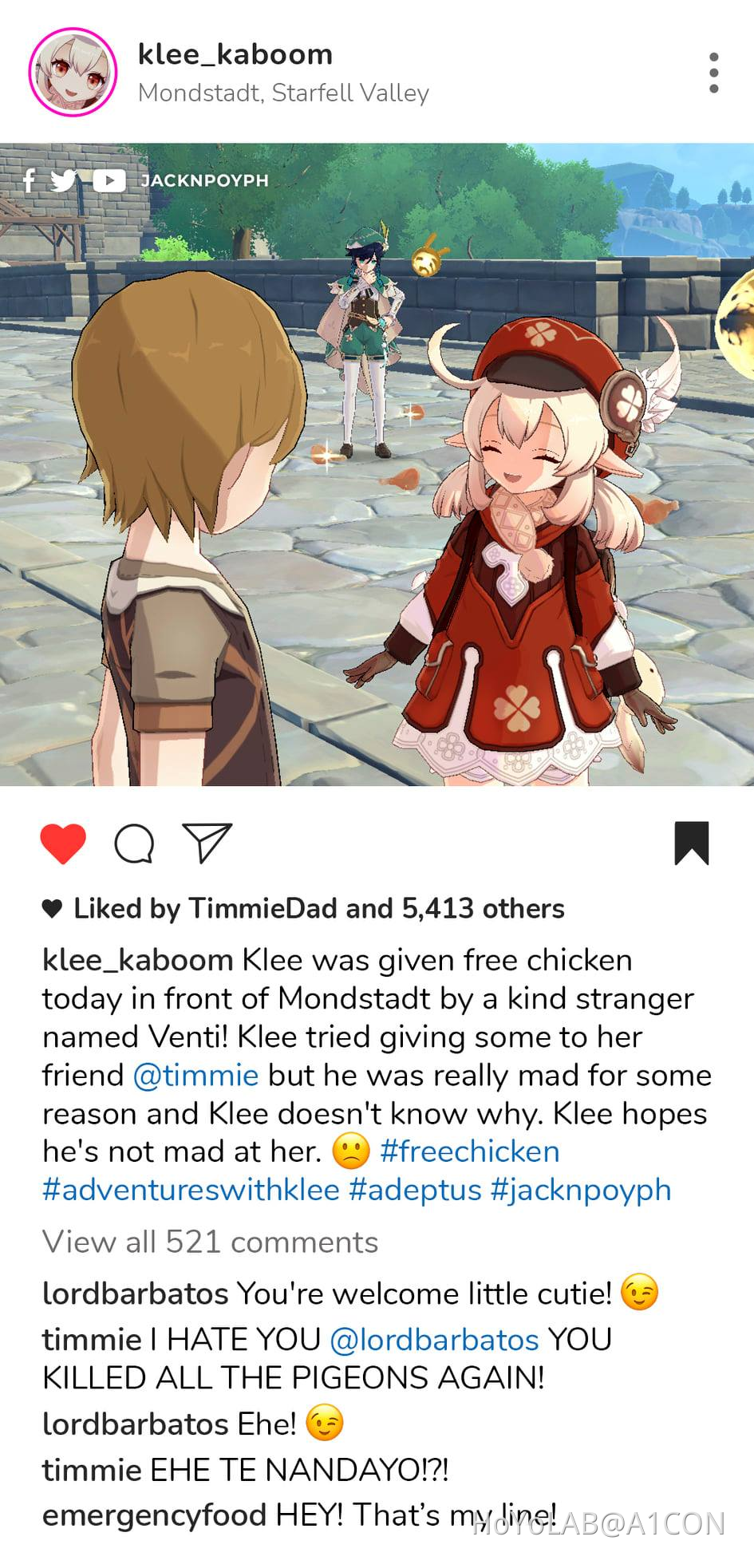 Klee's Adventure #klee Genshin Impact | HoYoLAB