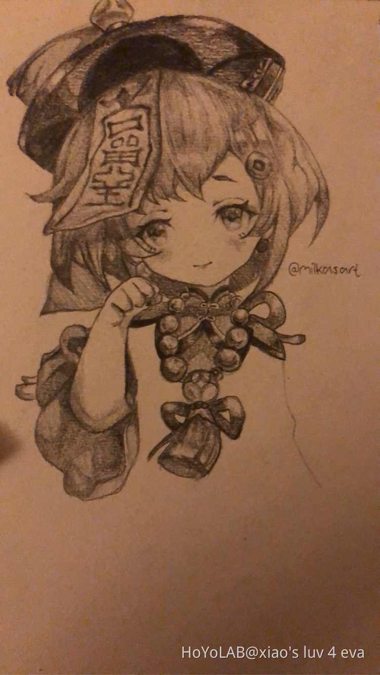 qiqi drawing Genshin Impact | HoYoLAB