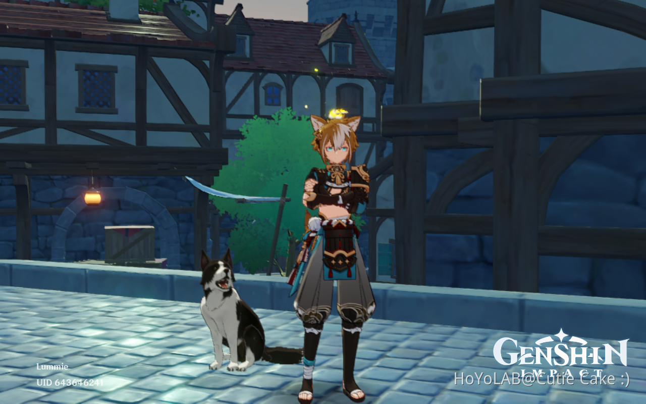 Gorou and a Dog Genshin Impact | HoYoLAB