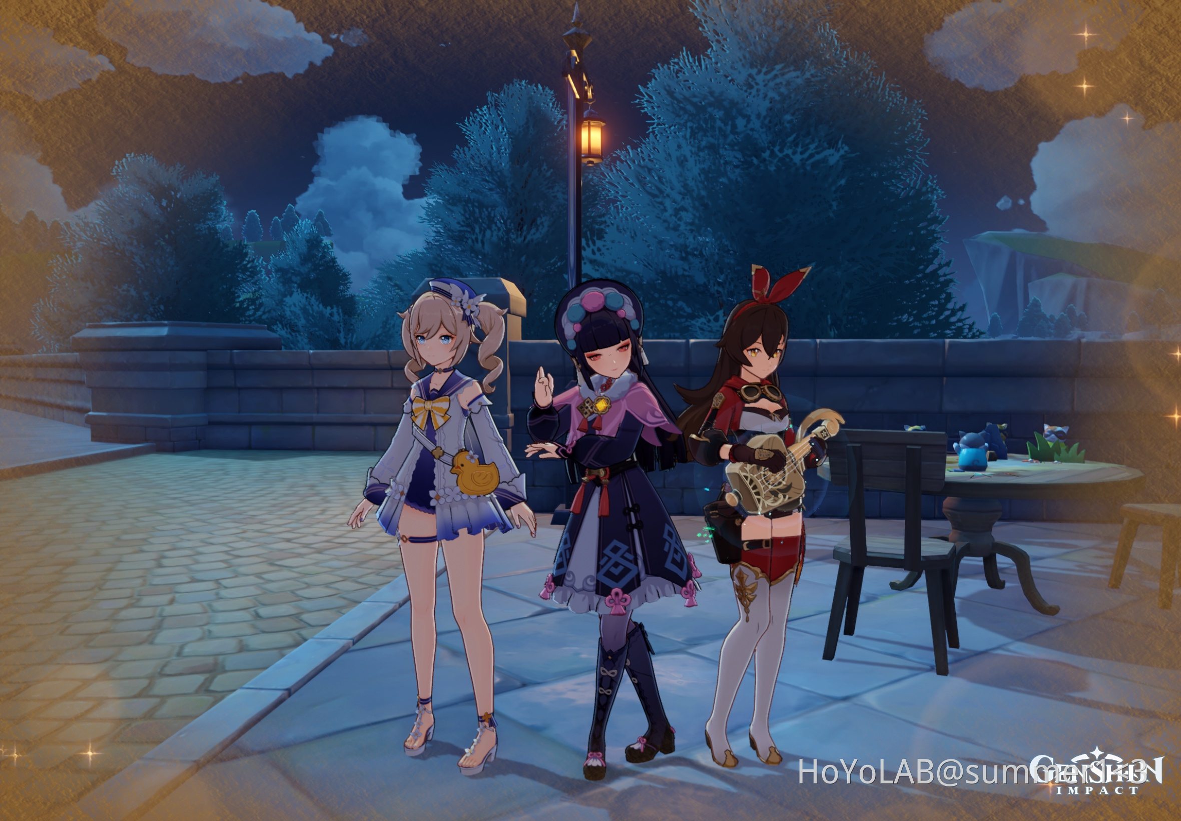 a trio? Xd Genshin Impact | HoYoLAB