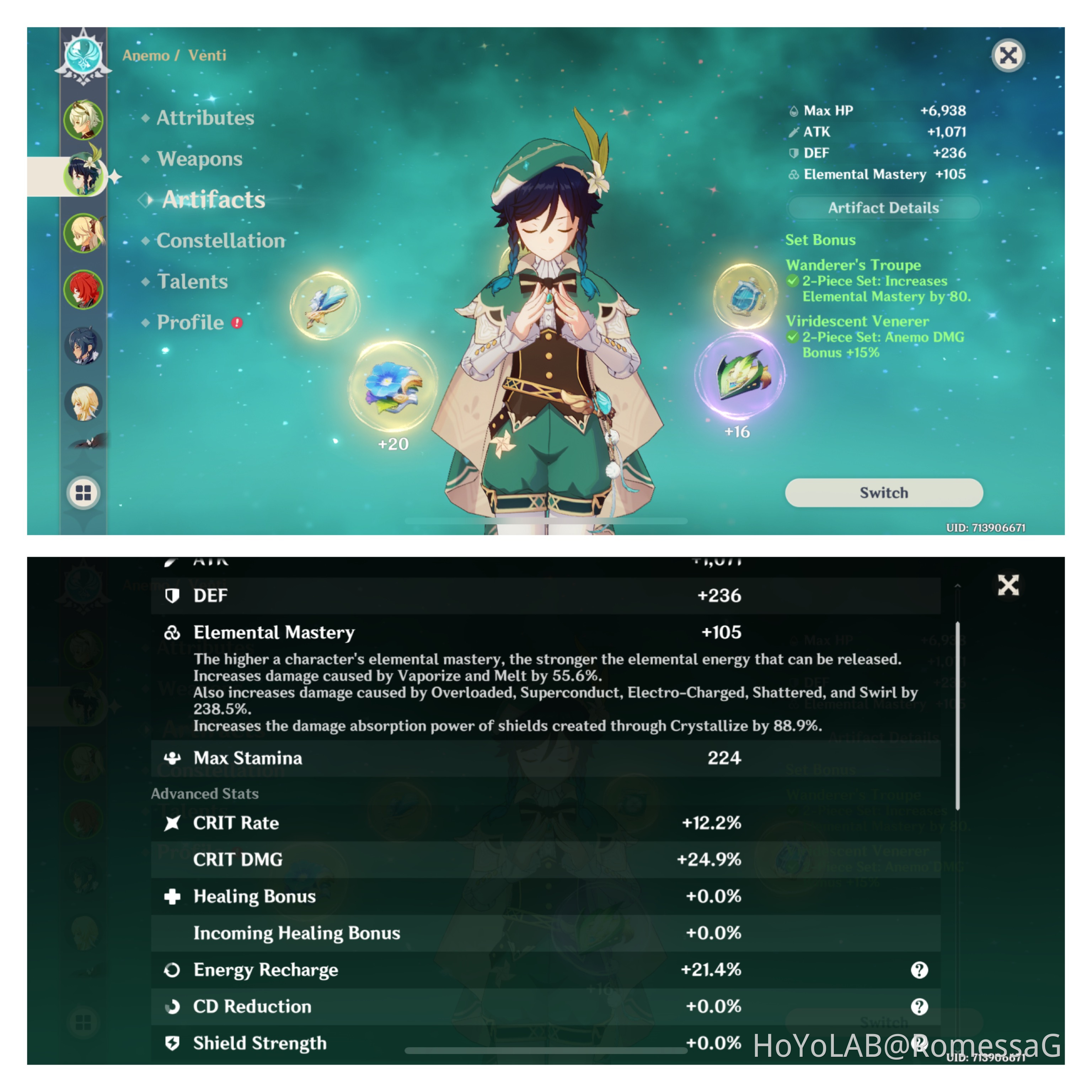 my venti build! Genshin Impact | HoYoLAB