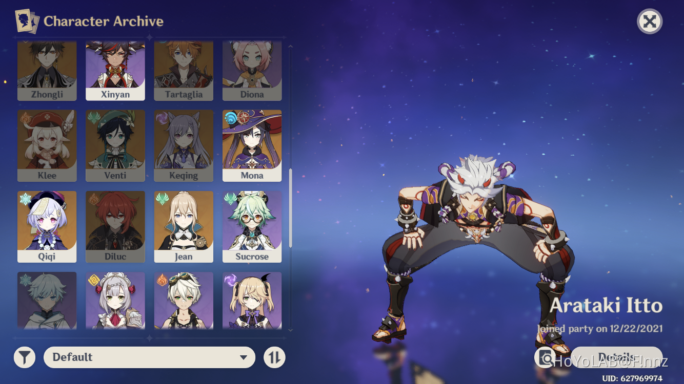 Characters - HoYoverse Player Community