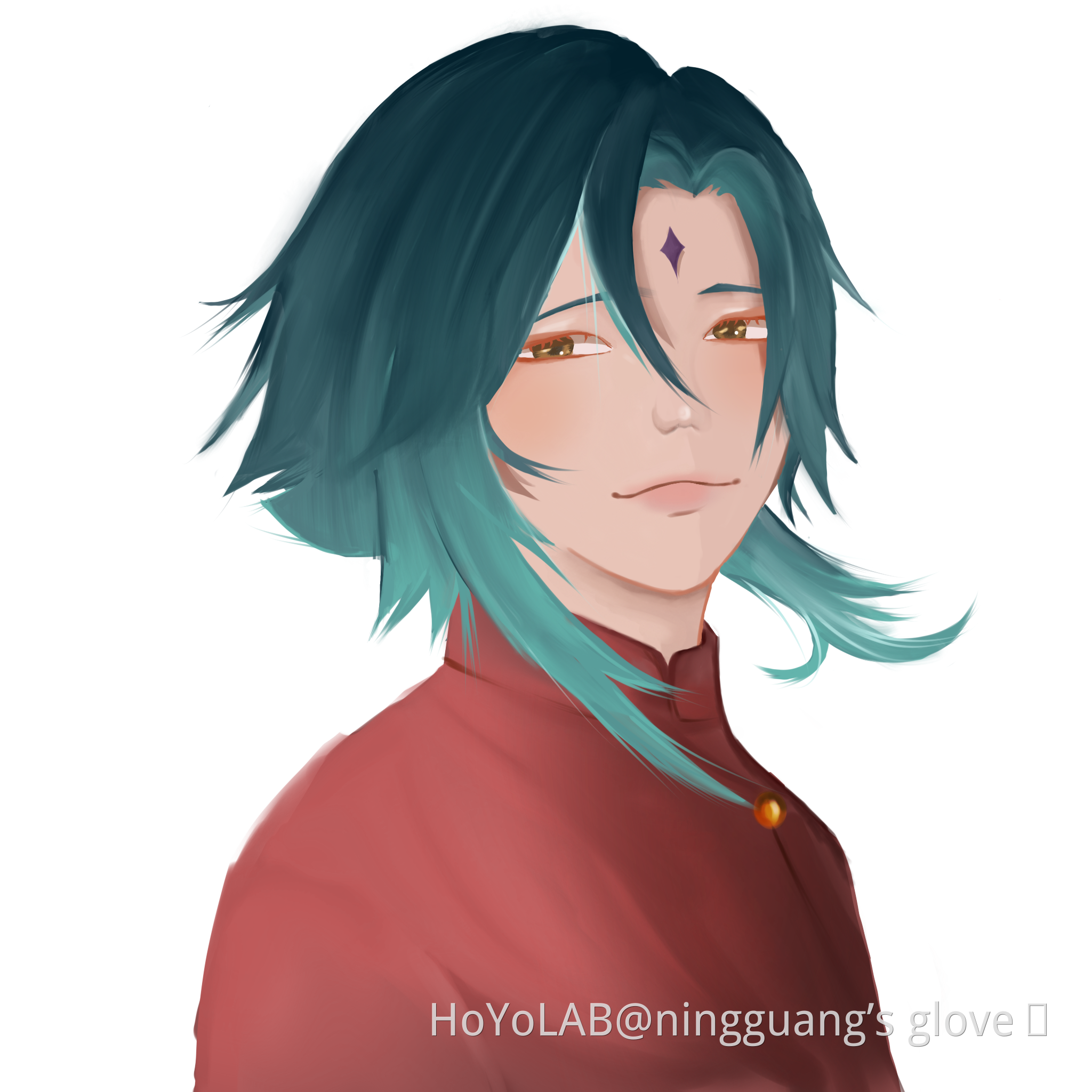 Xiao in red Genshin Impact | HoYoLAB