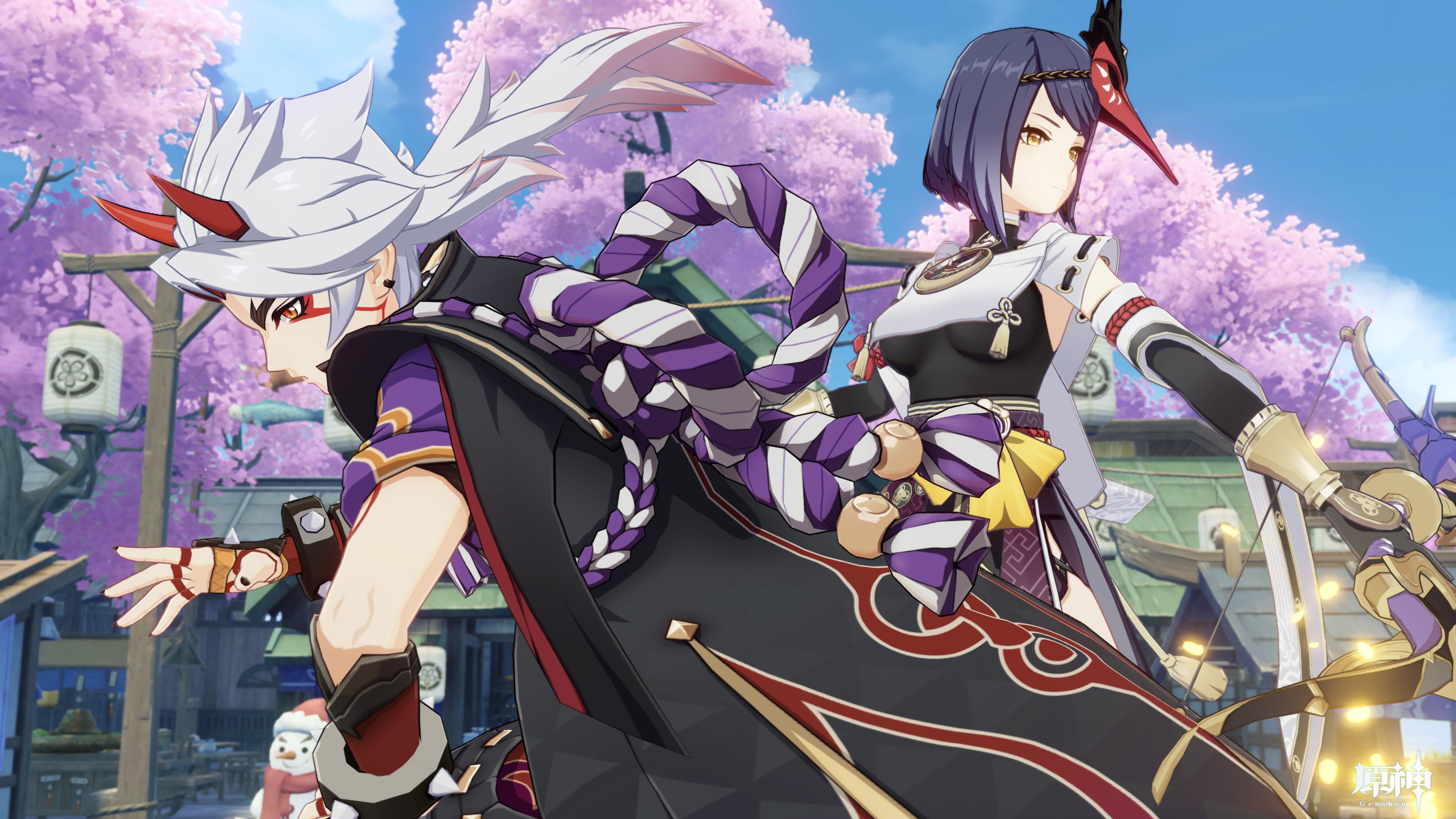 Itto and Sara Genshin Impact | HoYoLAB