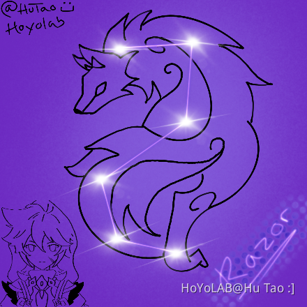 Redrawing everyone’s constellation | Razor part 10/46 Genshin Impact ...