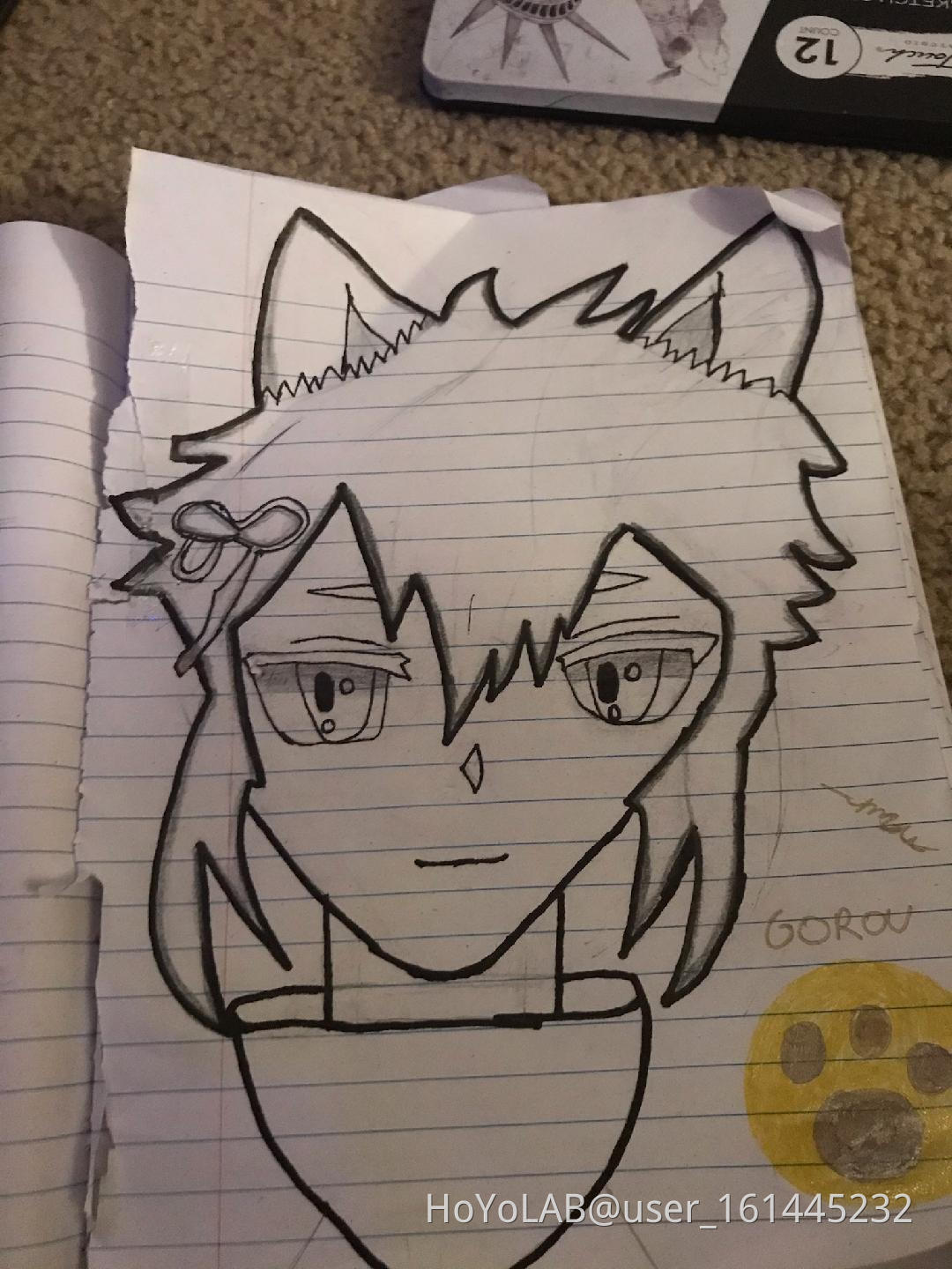 Gorou Drawing Genshin Impact | HoYoLAB