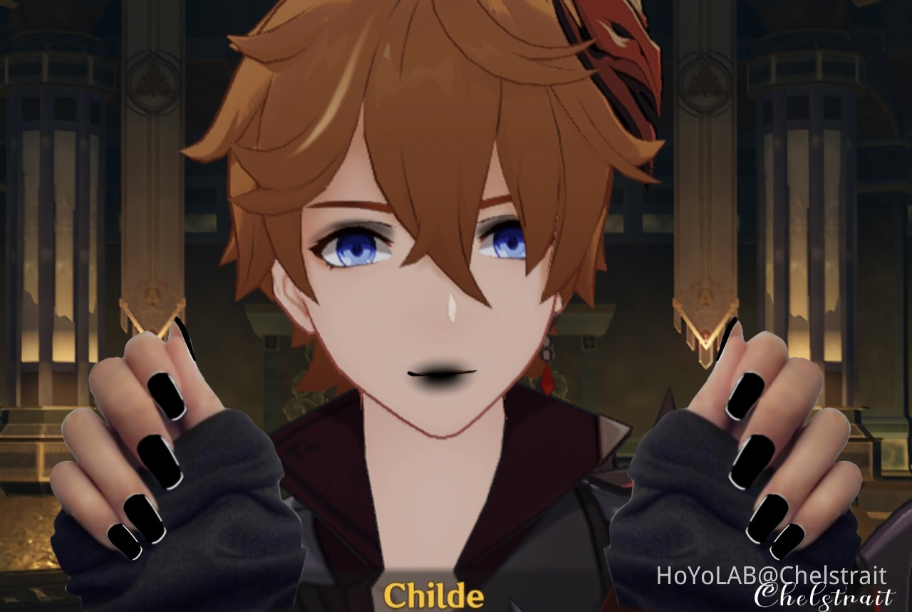 When Childe decides to be a baddie so Lumine will be scared of him ...
