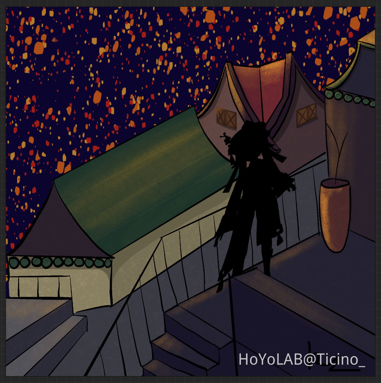 Hu tao and the Lanterns Genshin Impact | HoYoLAB