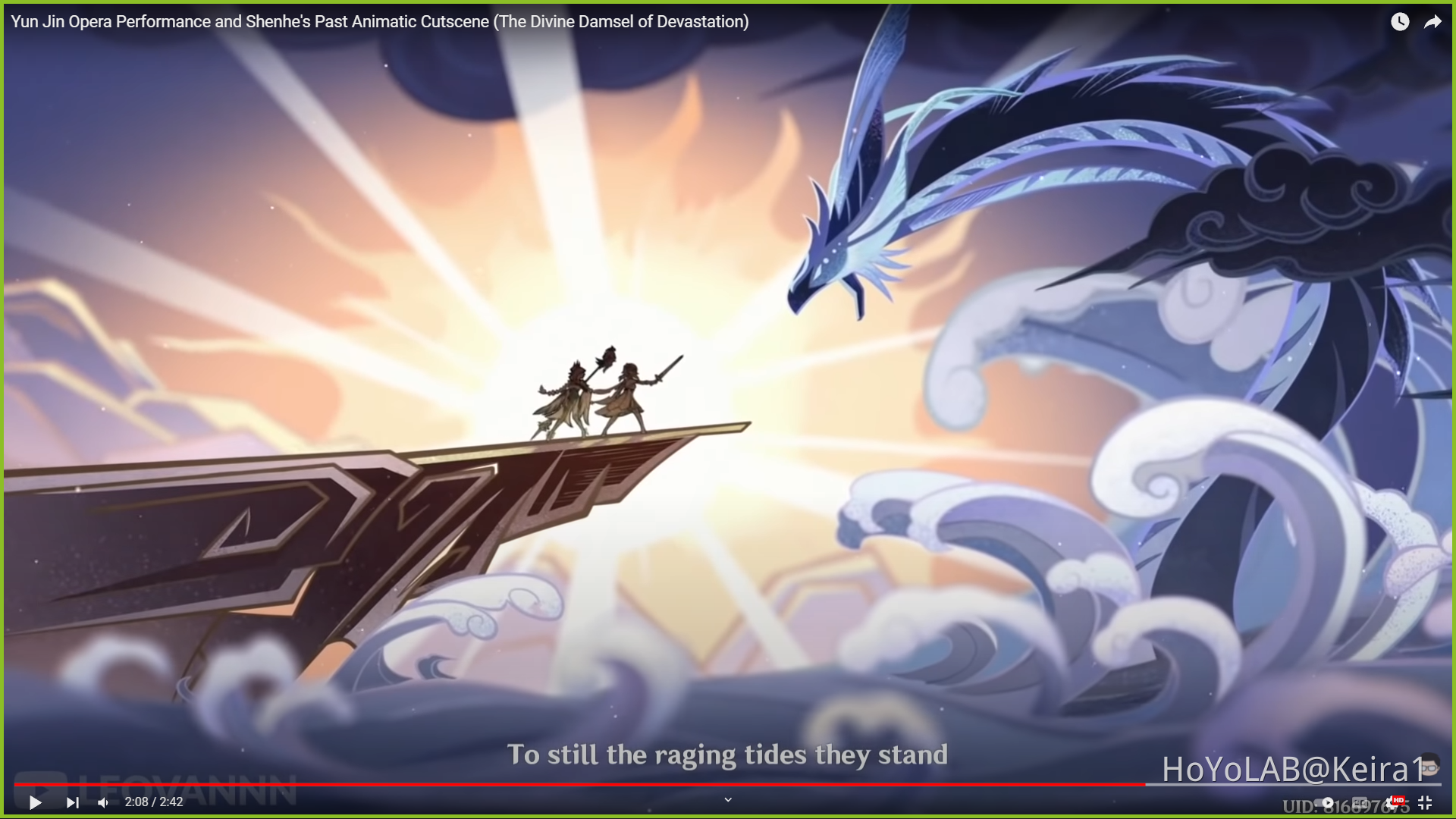 Paimon-roast on Shenhe's polearm- Genshin Impact | HoYoLAB