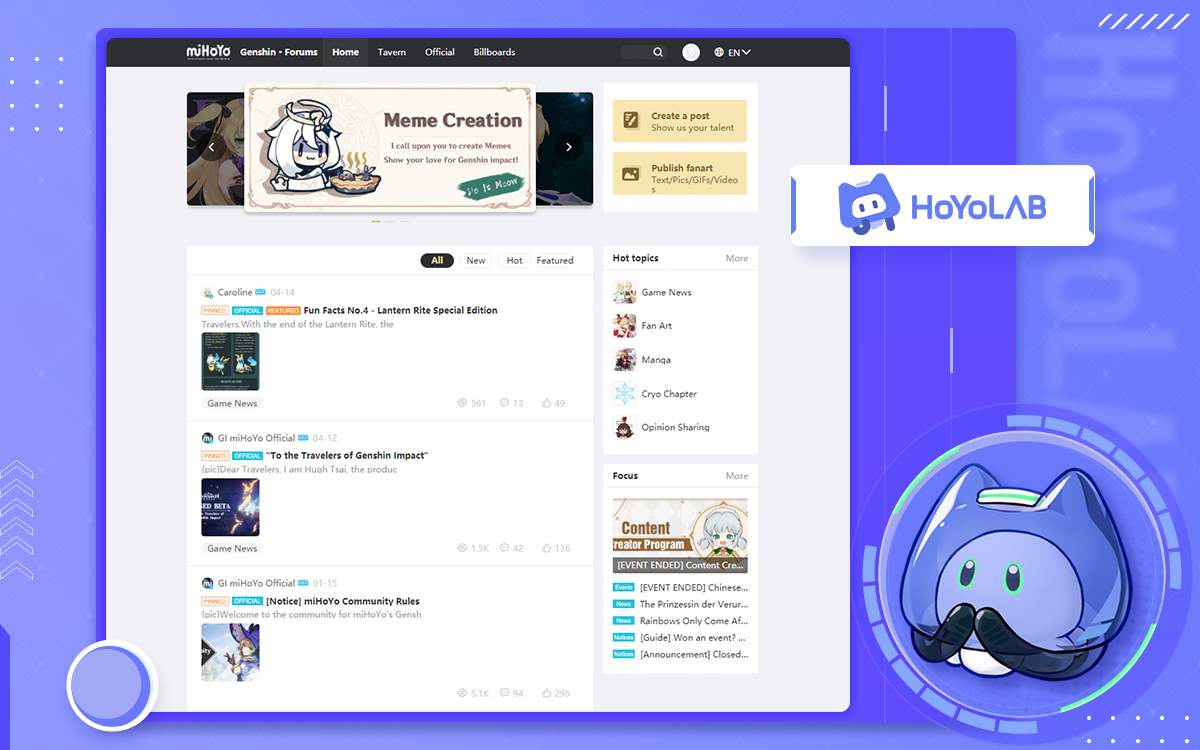 HoYoLAB 2021 Annual Summary - To All HoYoLAB Users | HoYoLAB
