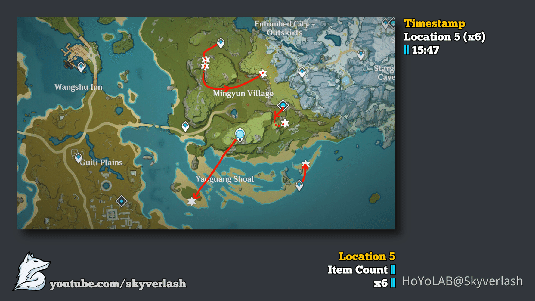 All 133 Cor Lapis Farming Routes For Zhongli, Chongyun and Keqing (With ...