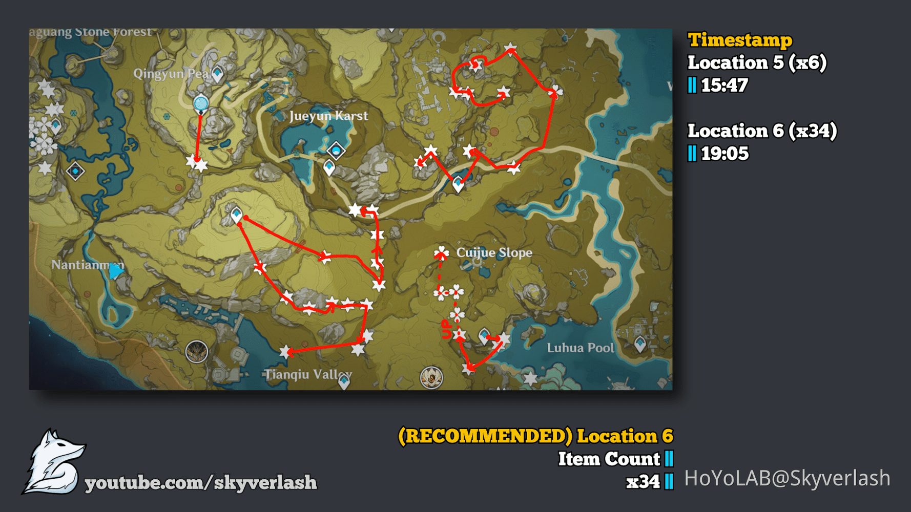 All 133 Cor Lapis Farming Routes For Zhongli, Chongyun and Keqing (With ...