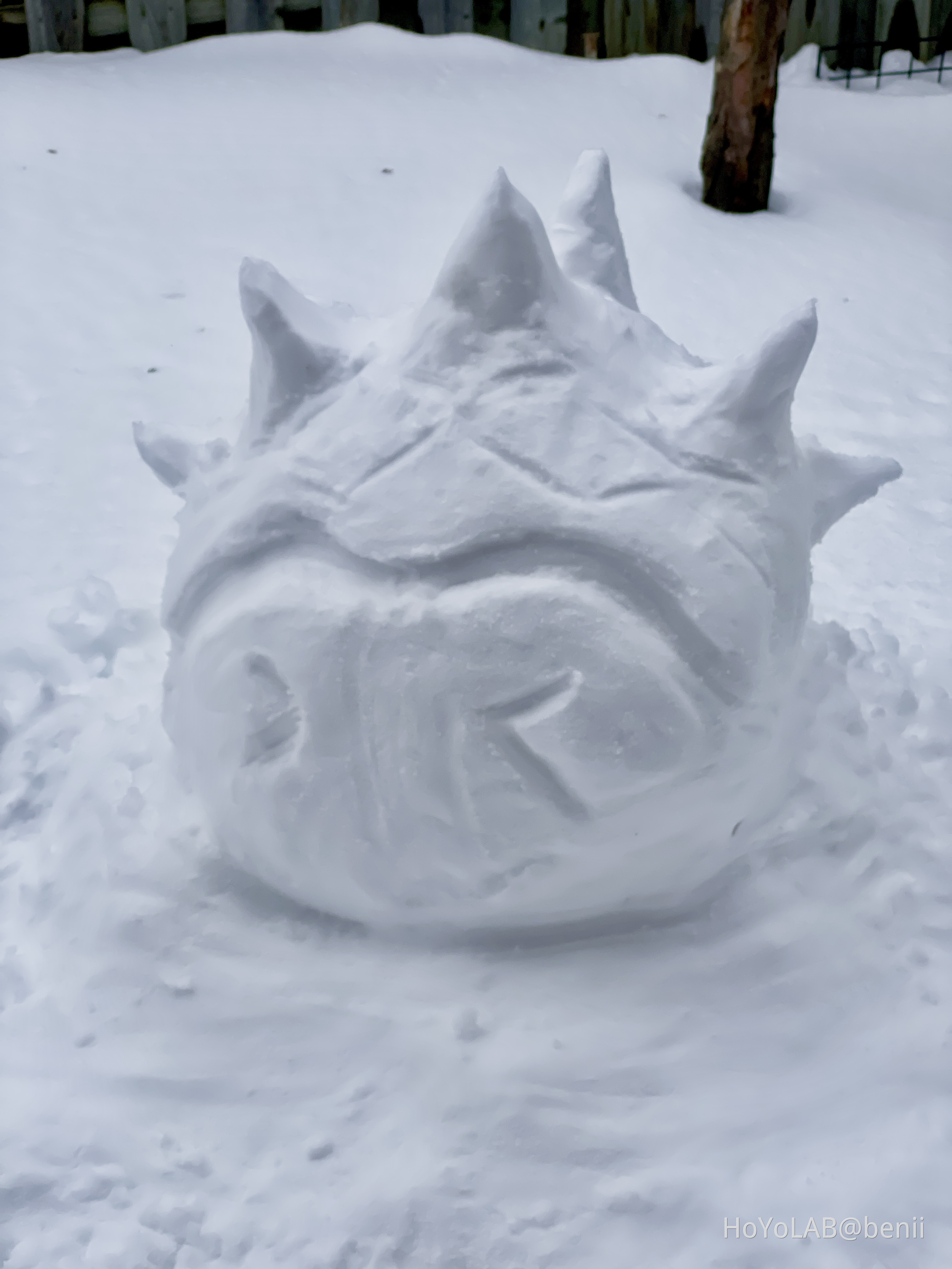 Genshin Crafts: Snow slimes!! Cryo slime in my backyard😧 Genshin Impact ...