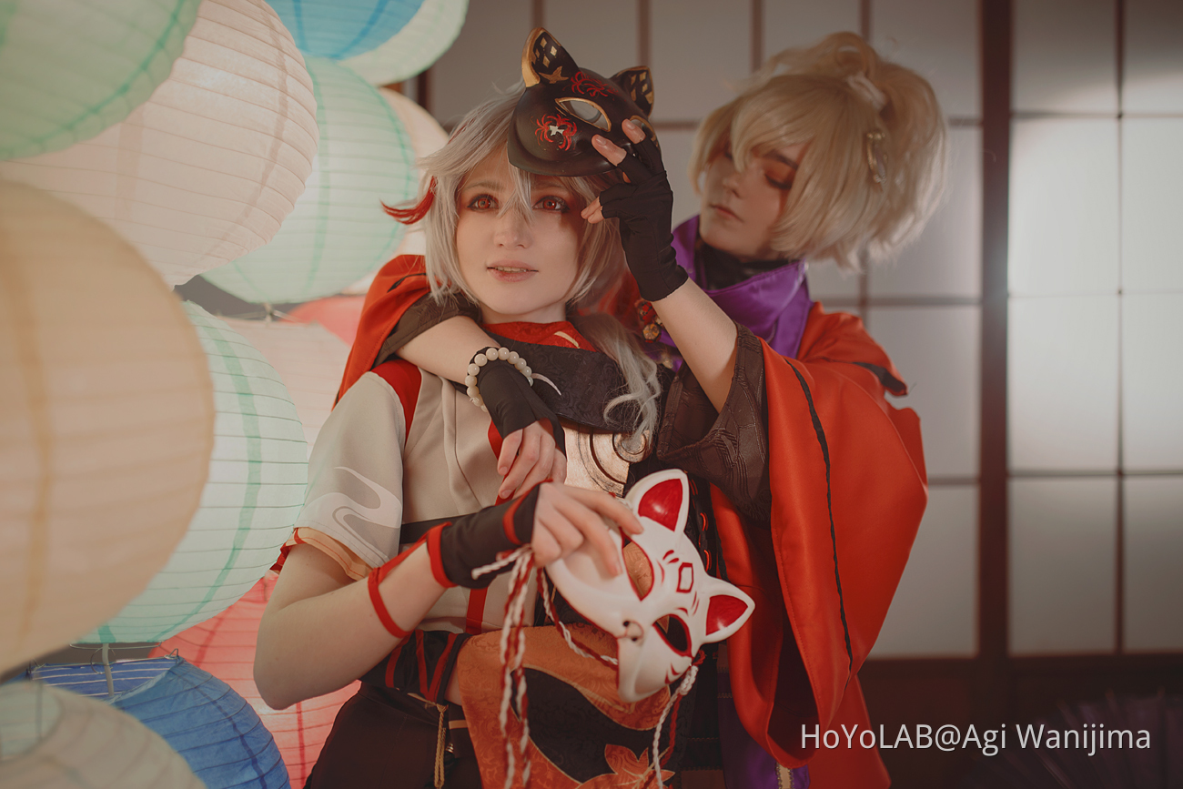 Kazuha and Tomo cosplay Genshin Impact | HoYoLAB