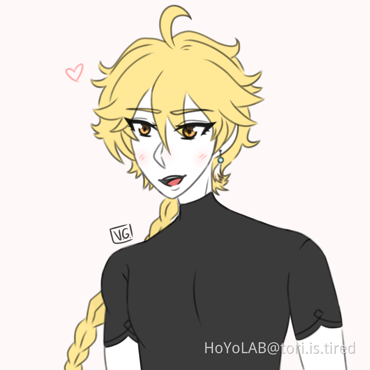 small Aether doodle! Genshin Impact | HoYoLAB