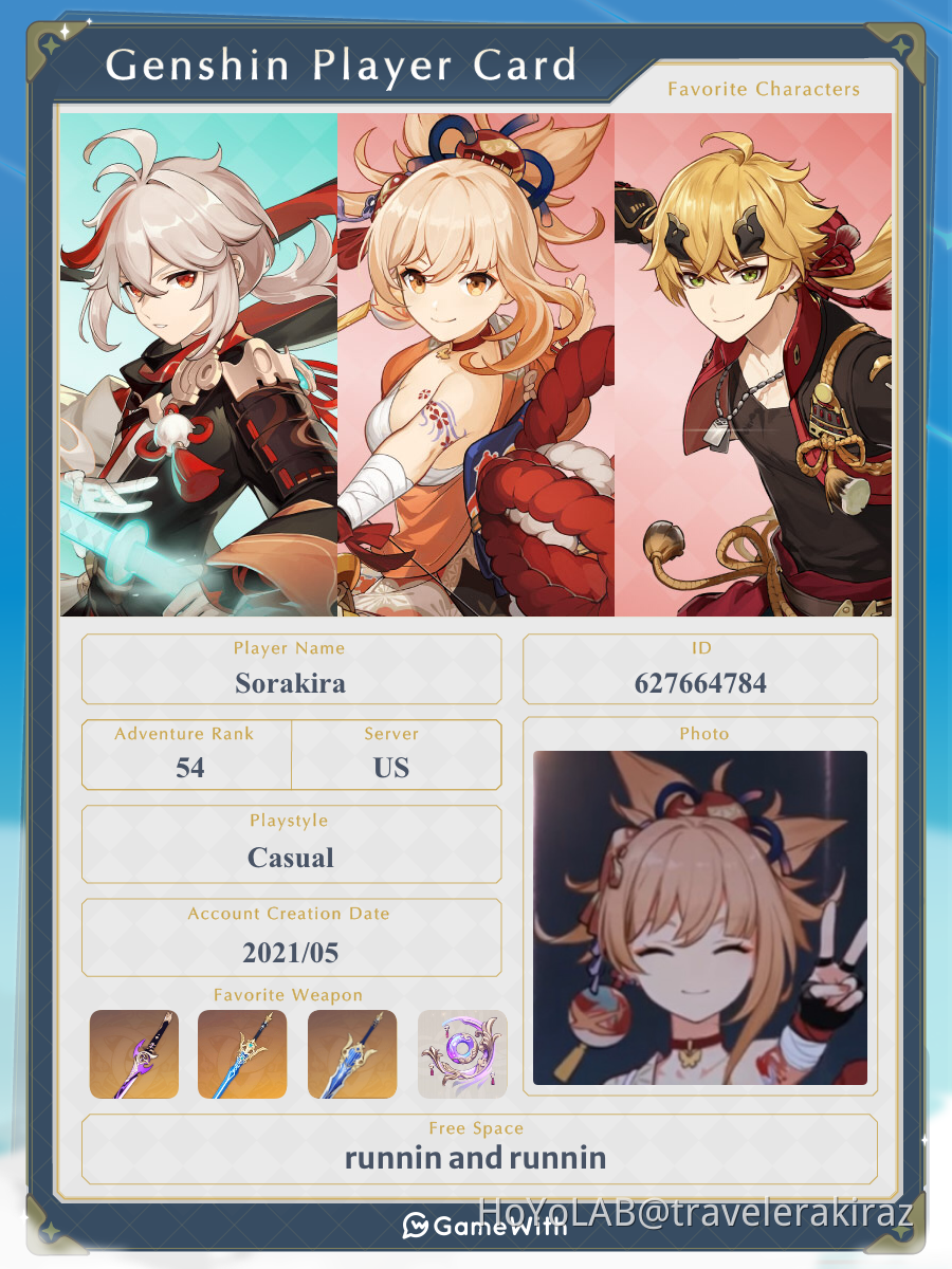 Genshin Cards Genshin Impact | HoYoLAB