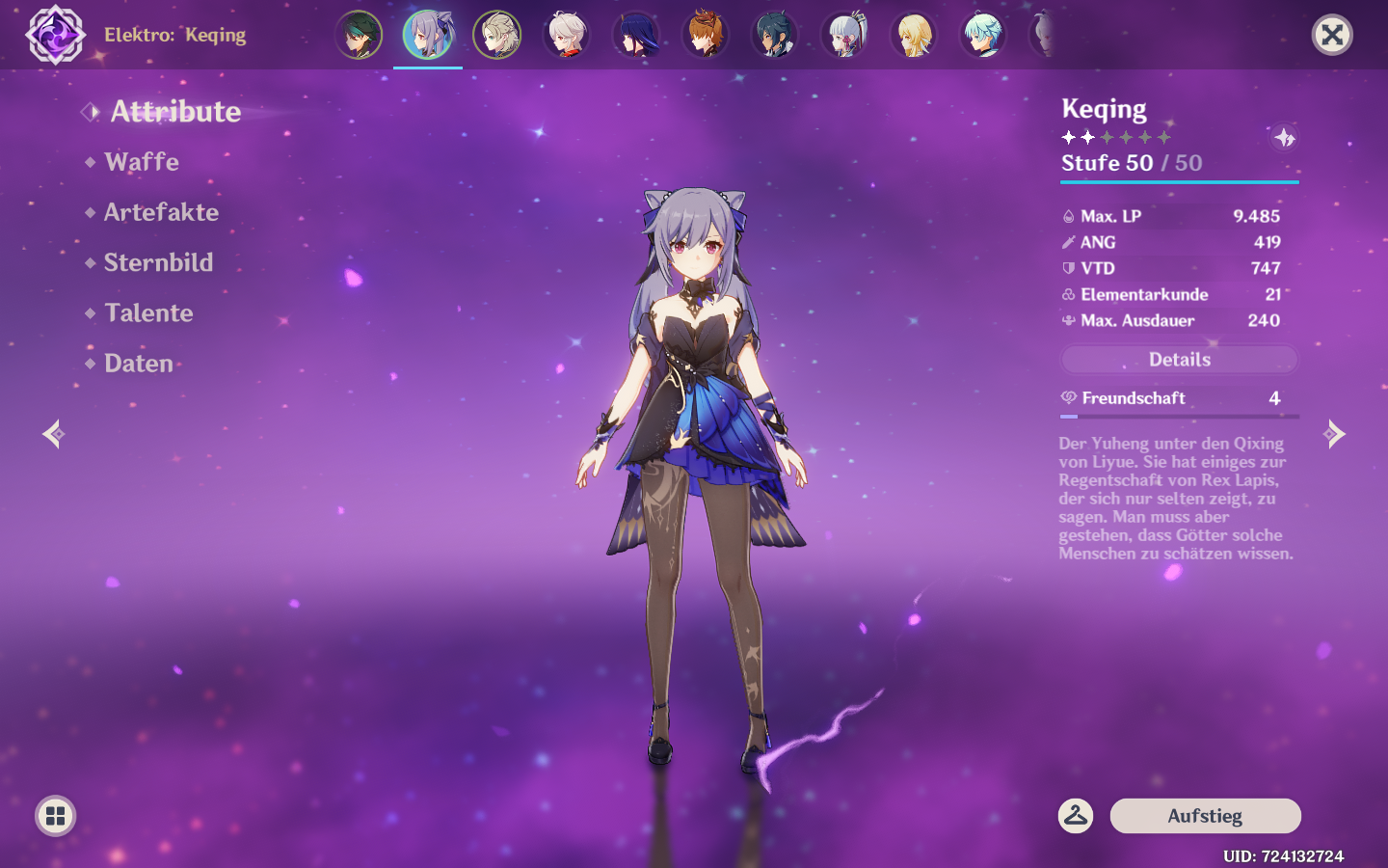 Keqing skin Genshin Impact | HoYoLAB