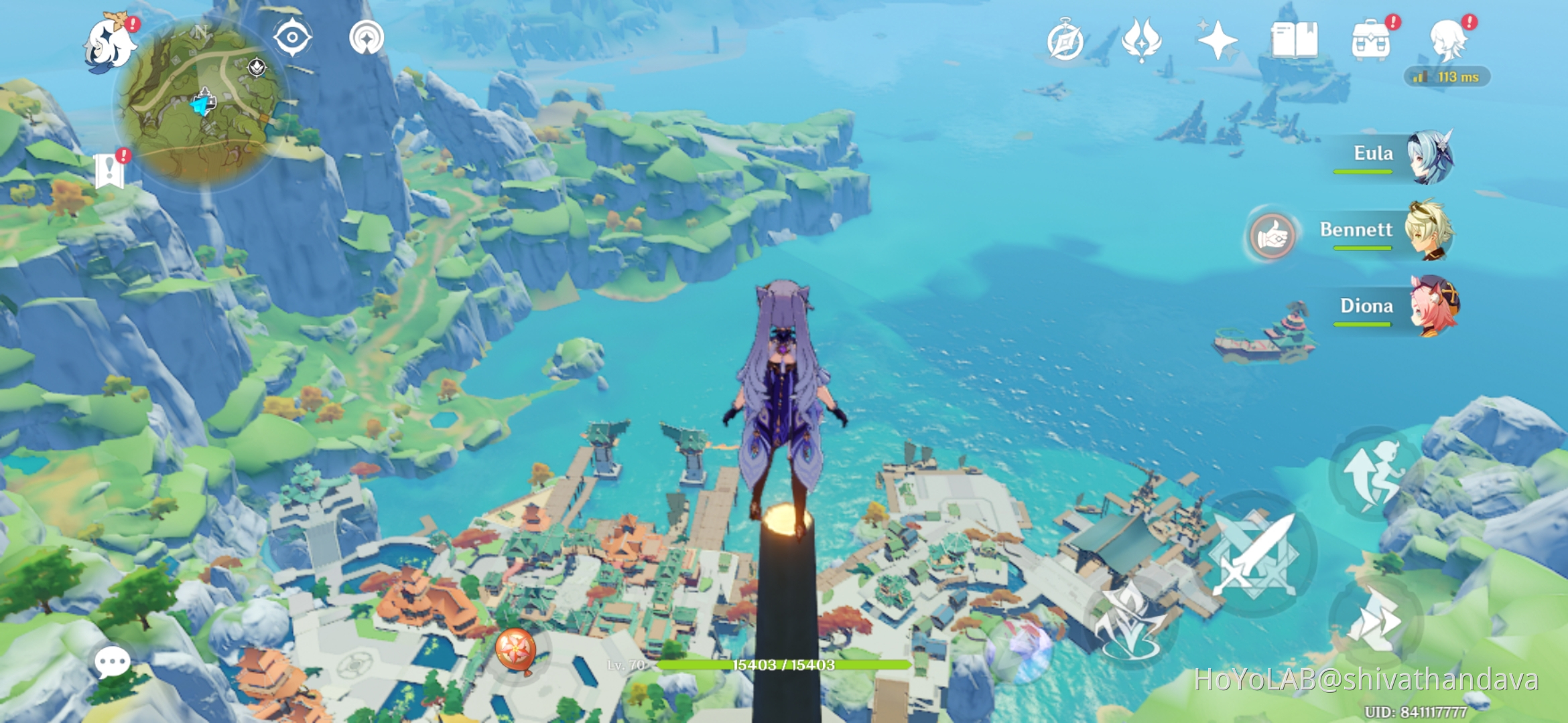 On the top of jade chamber!! Genshin Impact | HoYoLAB