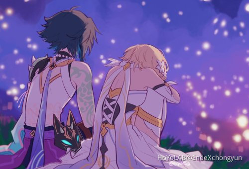 xiao and lumine Genshin Impact | HoYoLAB