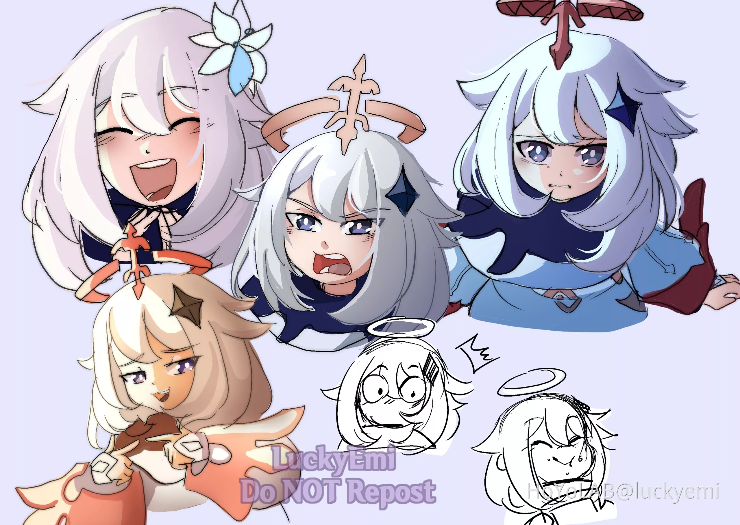 Paimon doodles Genshin Impact | HoYoLAB