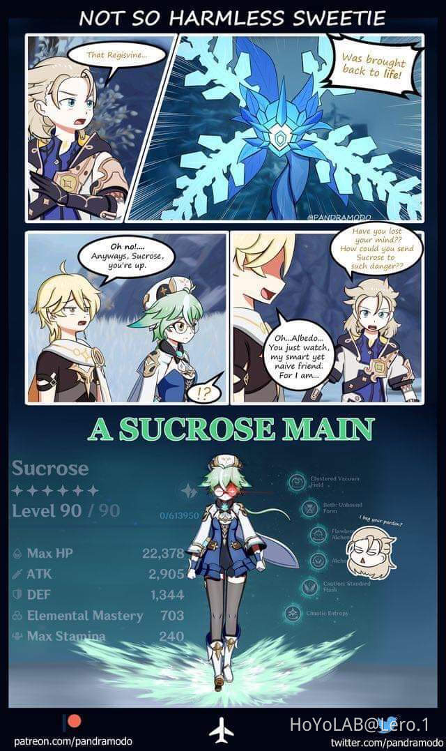 Don't underestimate a Sucrose mains | HoYoLAB