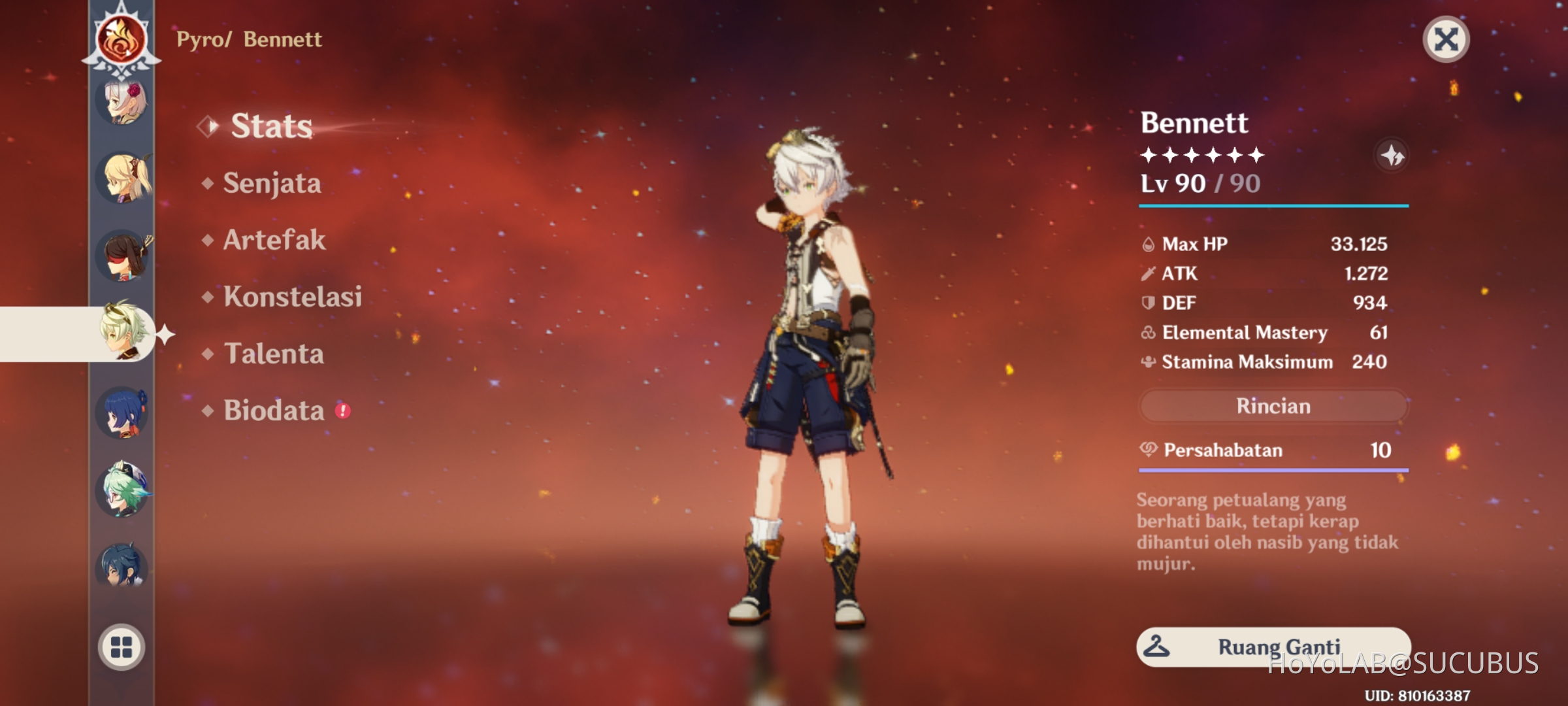 BUILD BENNET | Genshin Impact | HoYoLAB