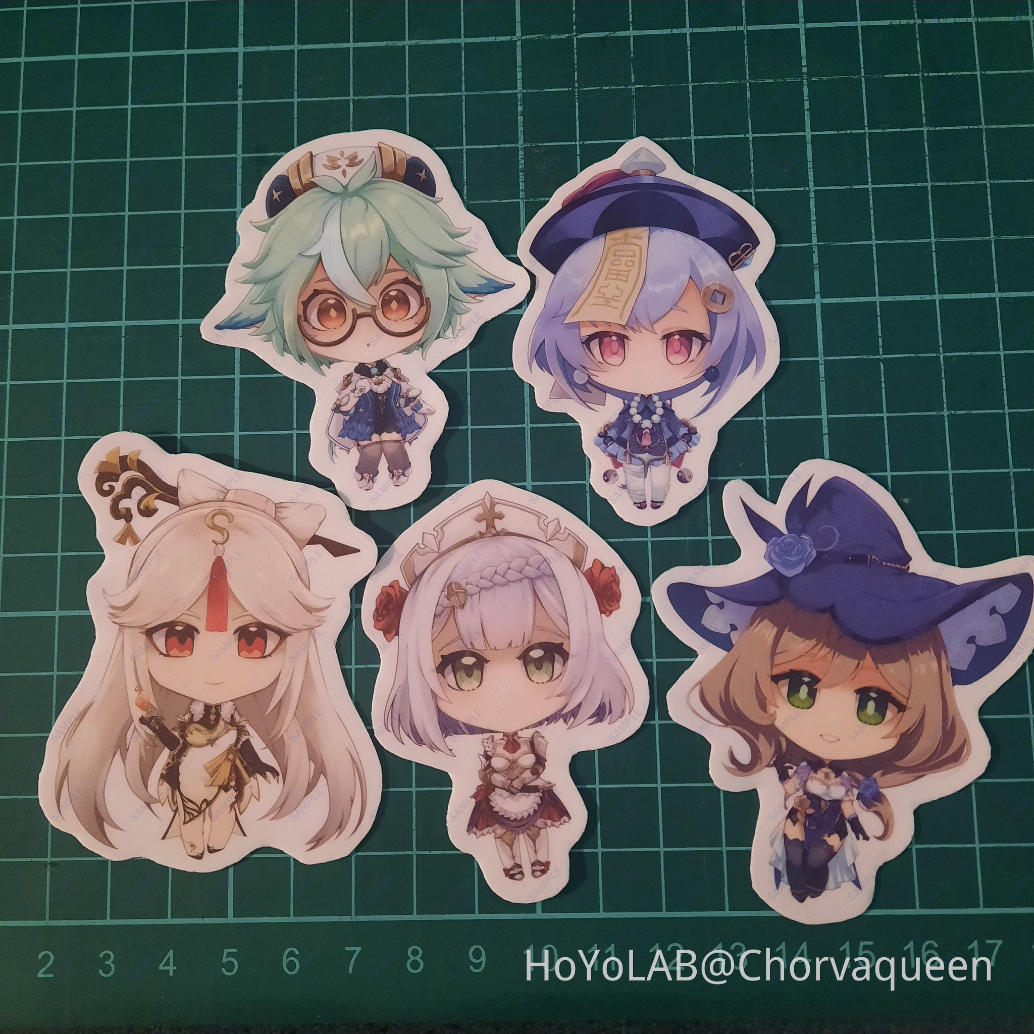 I made stickers of my art. Genshin Impact | HoYoLAB