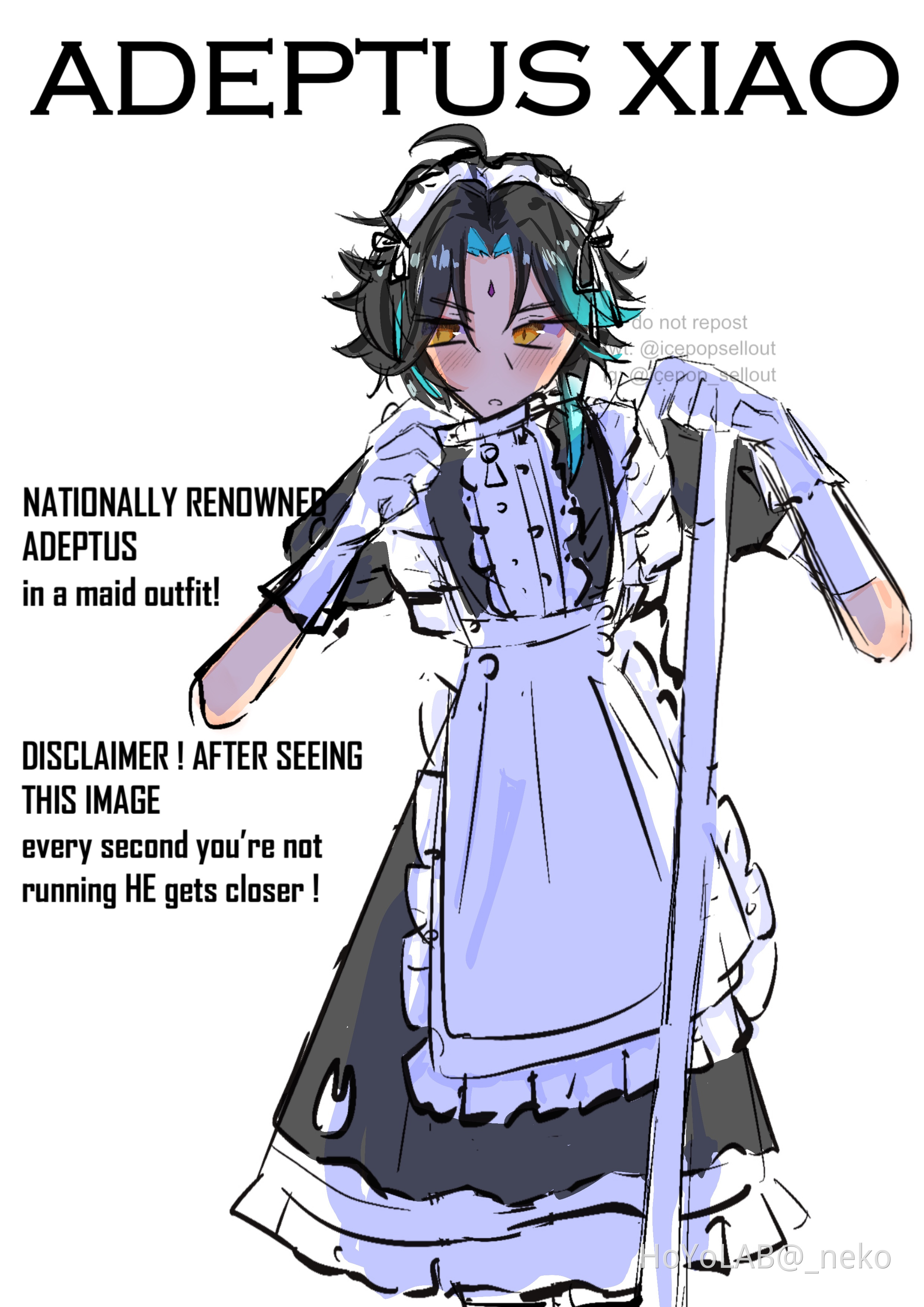 Maid Xiao Genshin Impact | HoYoLAB