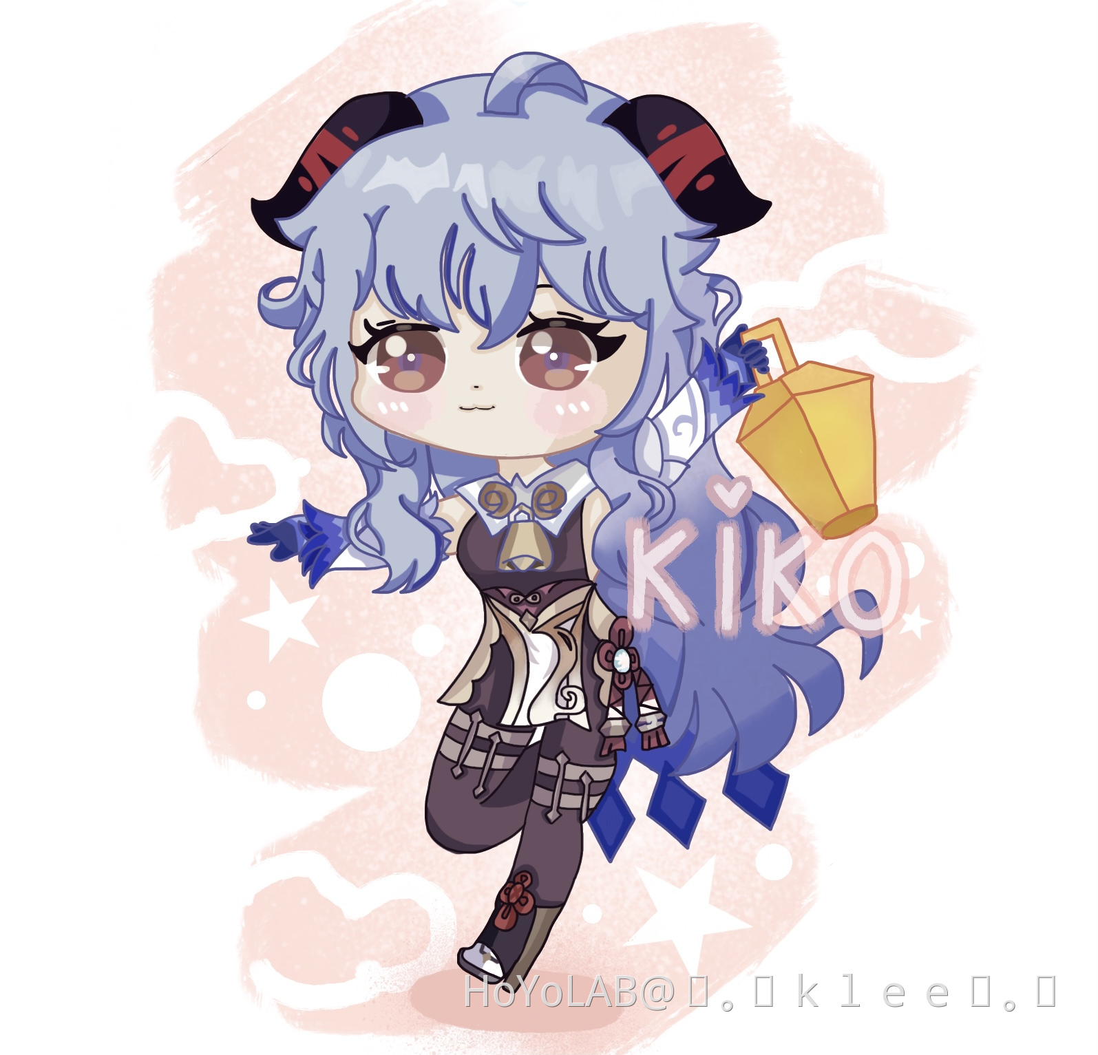 Chibi Ganyu ★彡----art made by: kiko (me) Genshin Impact | HoYoLAB