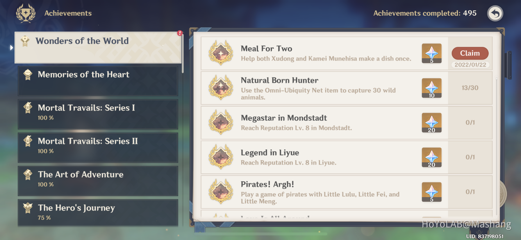 Inazuma commission hidden achievement Genshin Impact | HoYoLAB