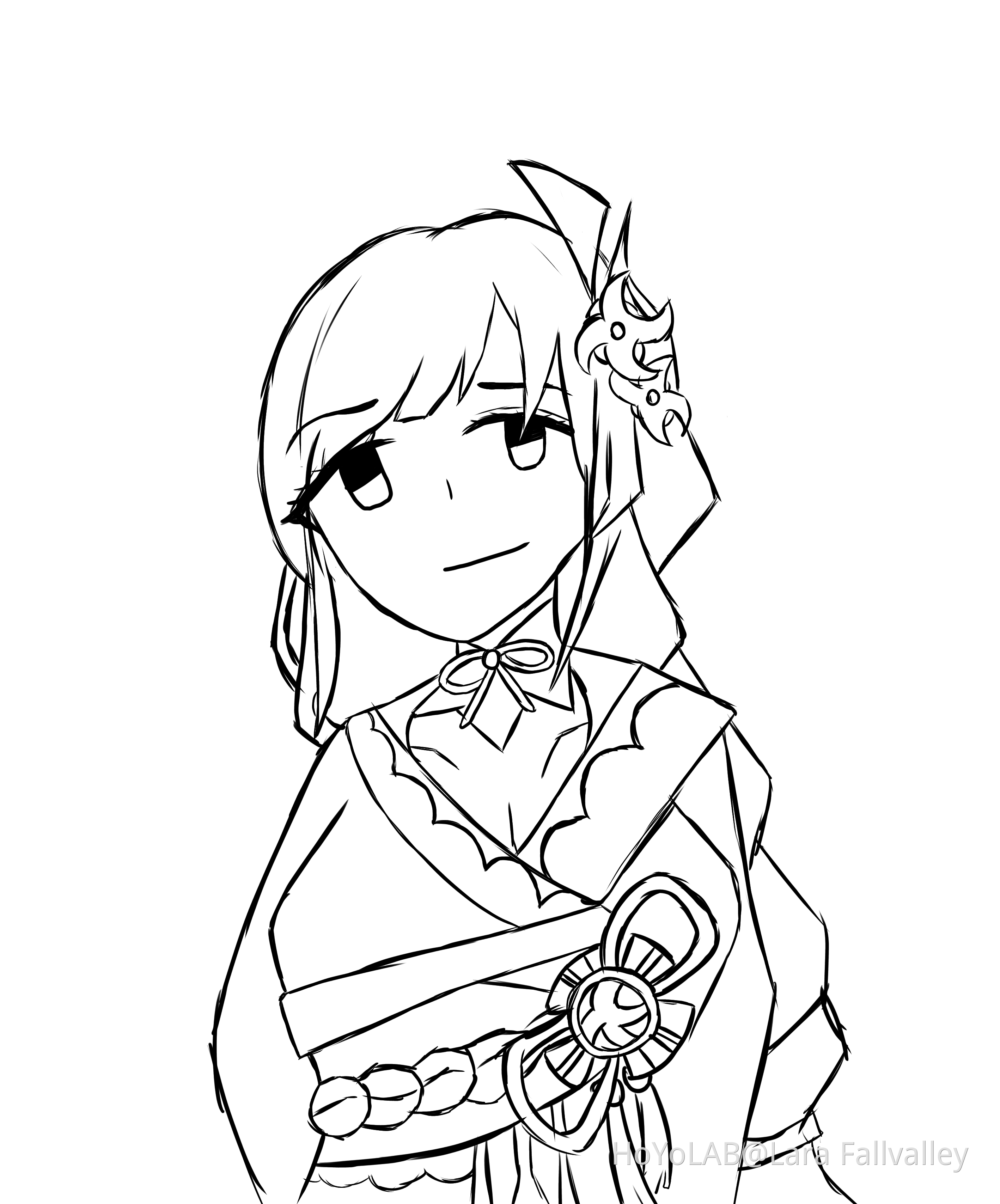 Raiden Shogun work in progress | Genshin Impact | HoYoLAB