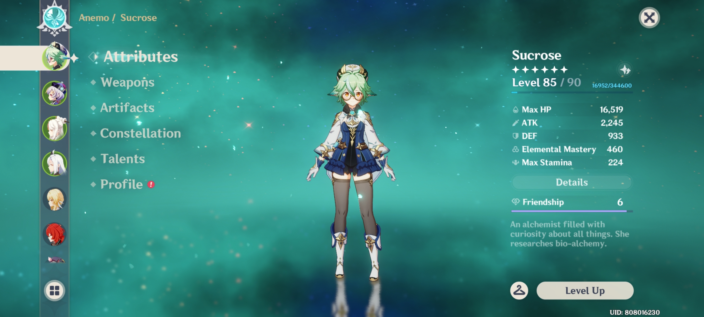 sucrose build | Genshin Impact | HoYoLAB