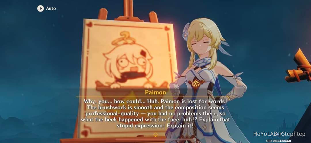 Paimon and the Painting Genshin Impact | HoYoLAB