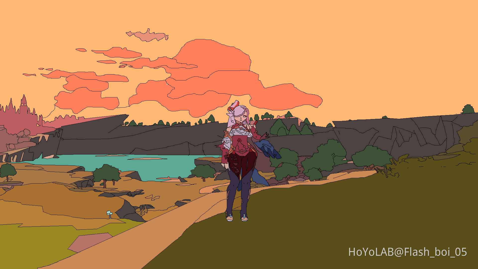 Shenhe Drawing by me Genshin Impact | HoYoLAB