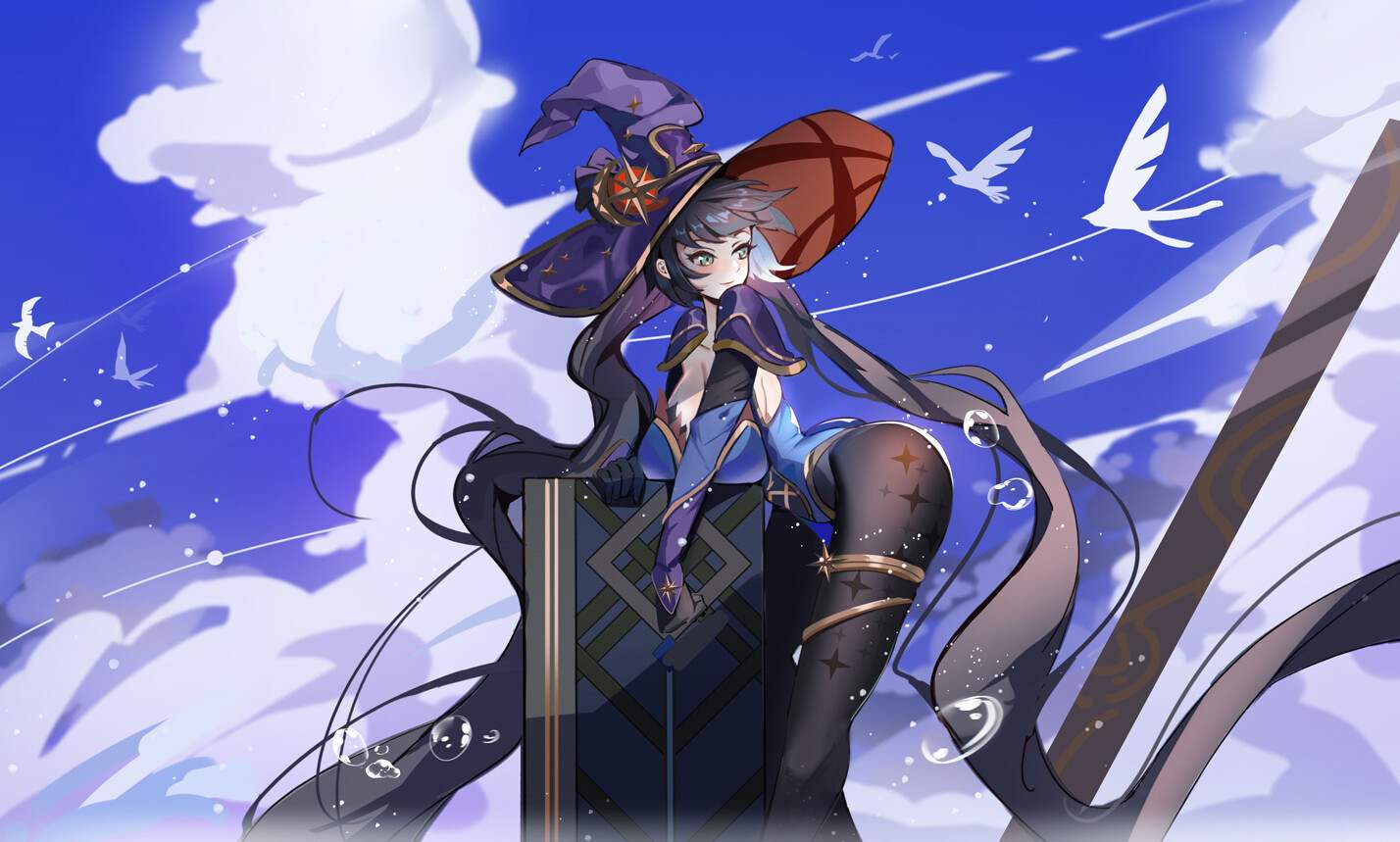 Mona Fan Art | Genshin Impact | HoYoLAB