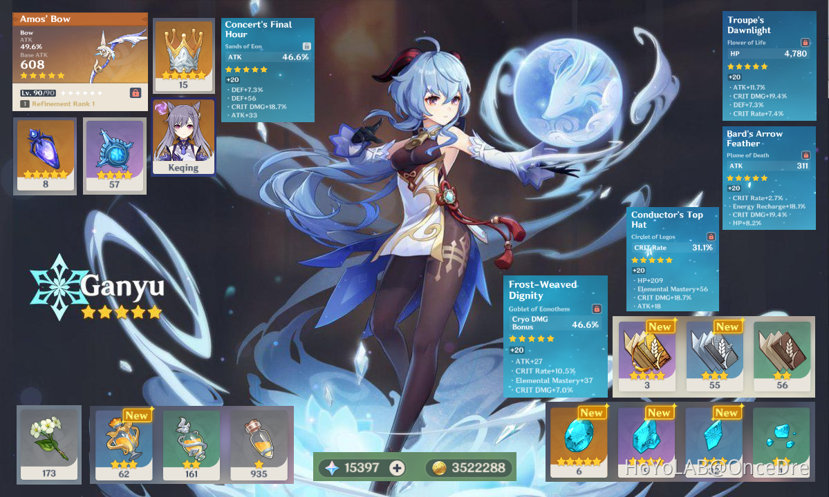 Pre-farming for Ganyu Progress: Genshin Impact | HoYoLAB