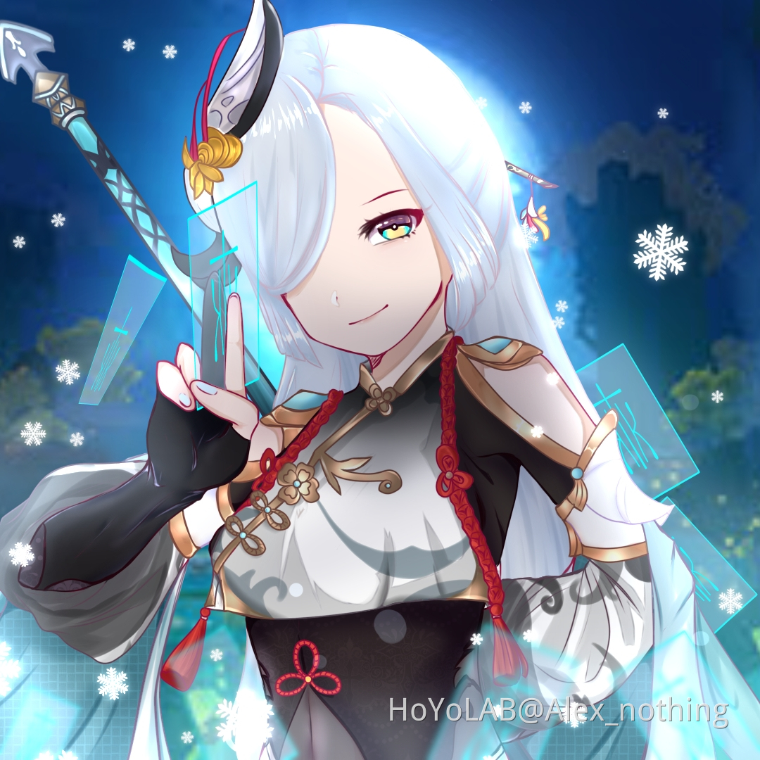 A shenhe fanart cuz why not Genshin Impact | HoYoLAB