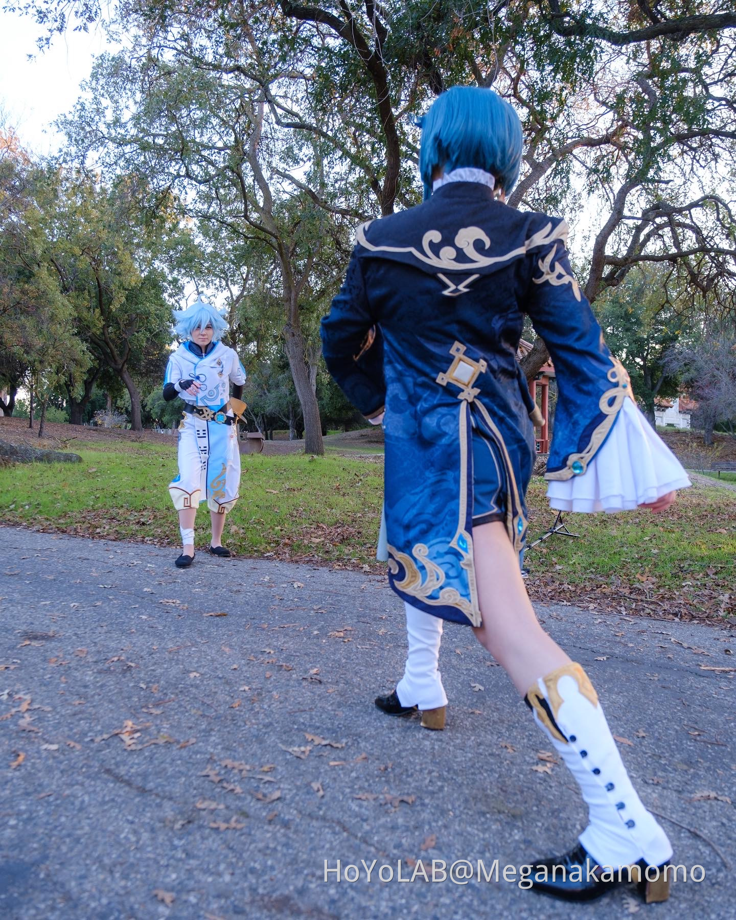 Oh? You’re approaching me? [Xingqiu Chongyun cosplay] Genshin Impact ...