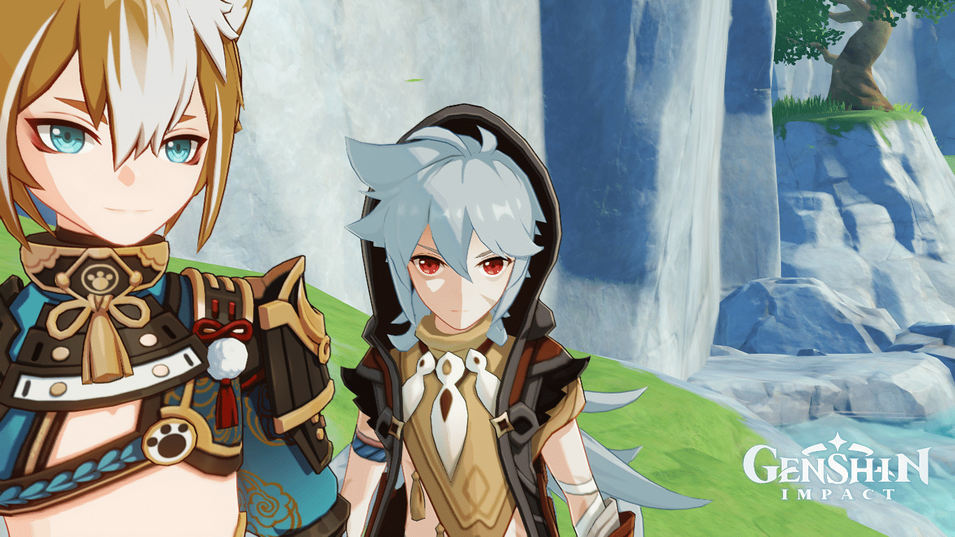 gorou and razor selfies(?) Genshin Impact | HoYoLAB