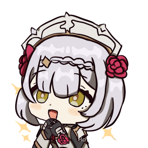 Ganyu emoji but its Noelle Genshin Impact | HoYoLAB