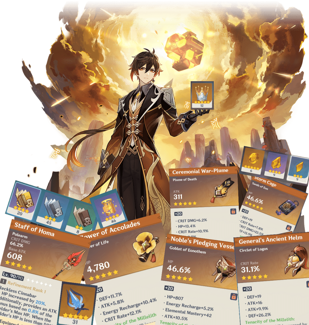 One Geo Archon with Horned Devotee Please Genshin Impact | HoYoLAB