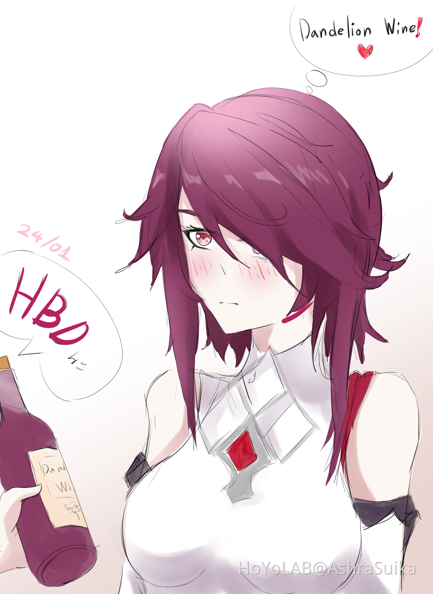 Happy Birthday Rosaria Genshin Impact | HoYoLAB