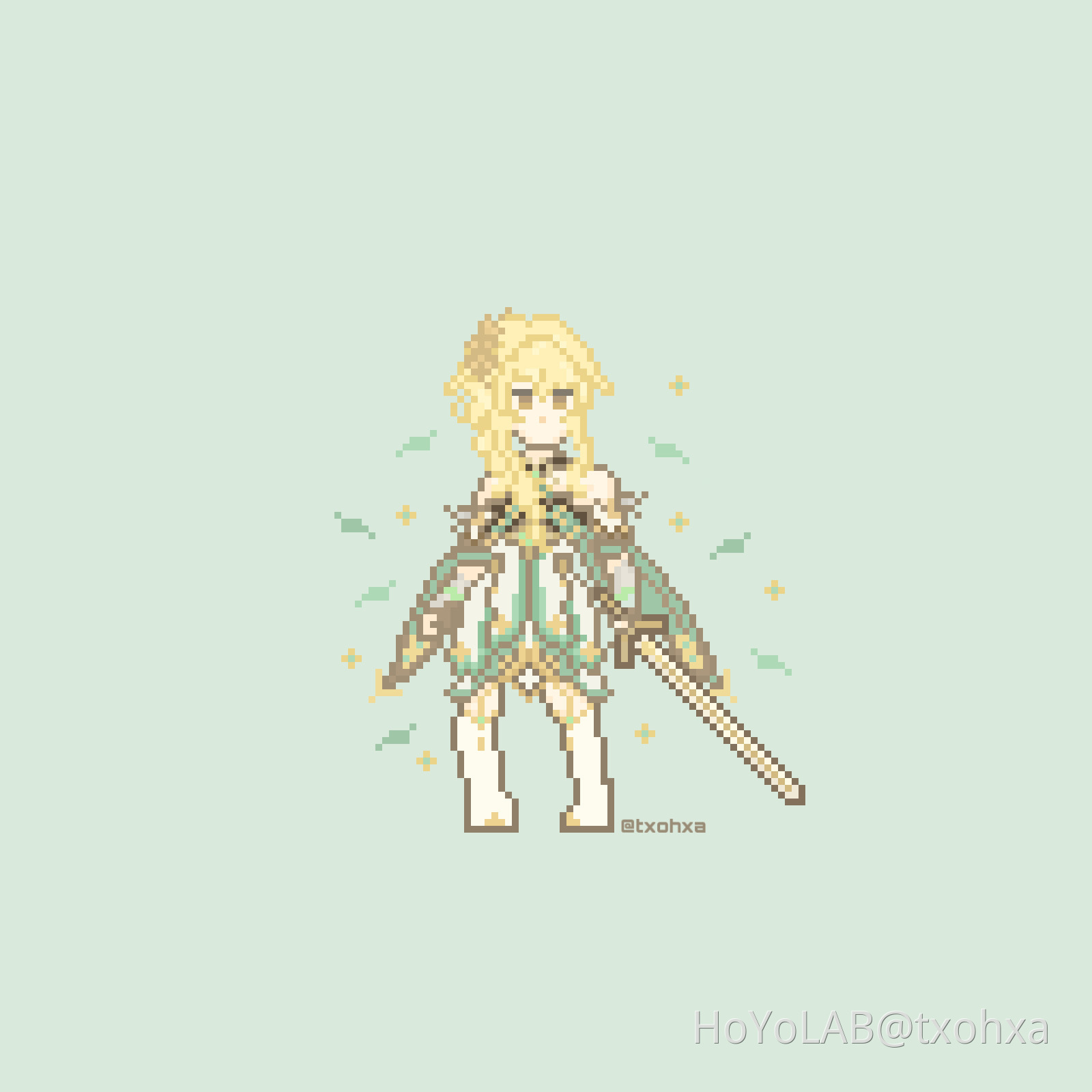 Dendro Lumine Pixel Art 🍃 | Genshin Impact | HoYoLAB