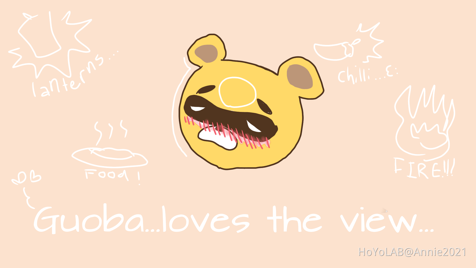 Guoba loves the view....but I wish I could talk...lemme show you my ...