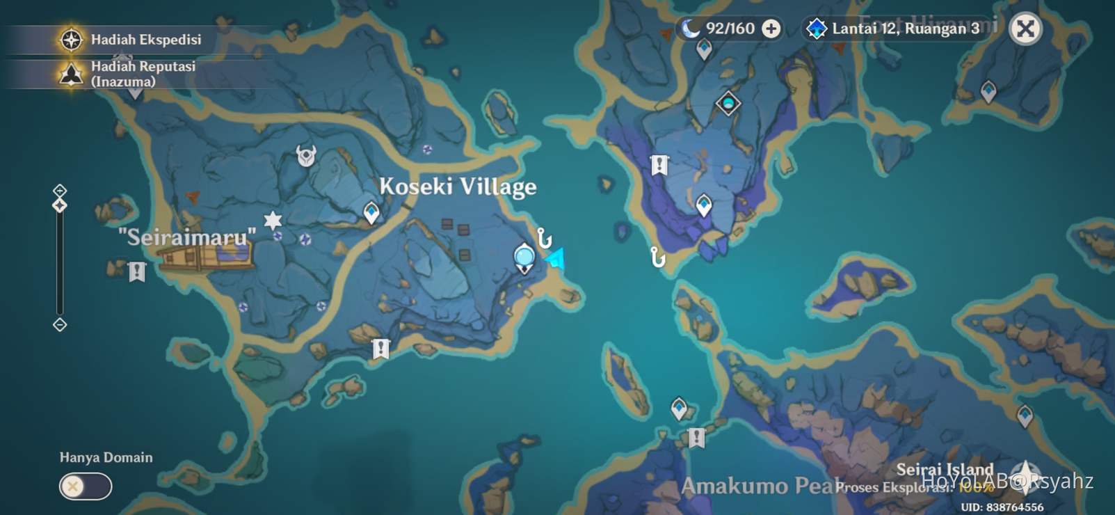 Penjelasan Gang Toki (V) + Tips Mancing + Lokasi Mancing Inazuma ...